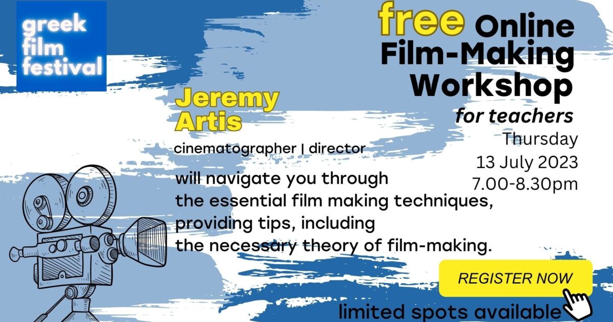 ONLINE FILM MAKING WORKSHOP | Greek Community of Melbourne