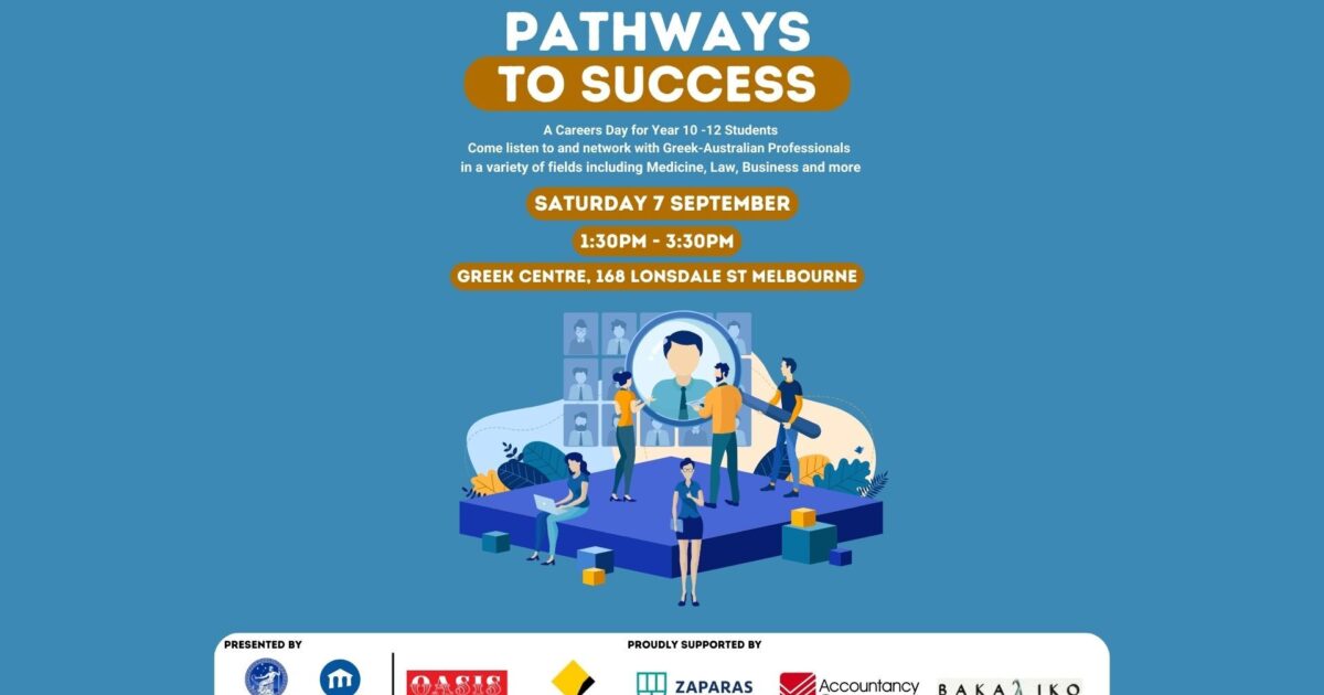 PATHWAYS TO SUCCESS – CAREERS DAY | Greek Community of Melbourne
